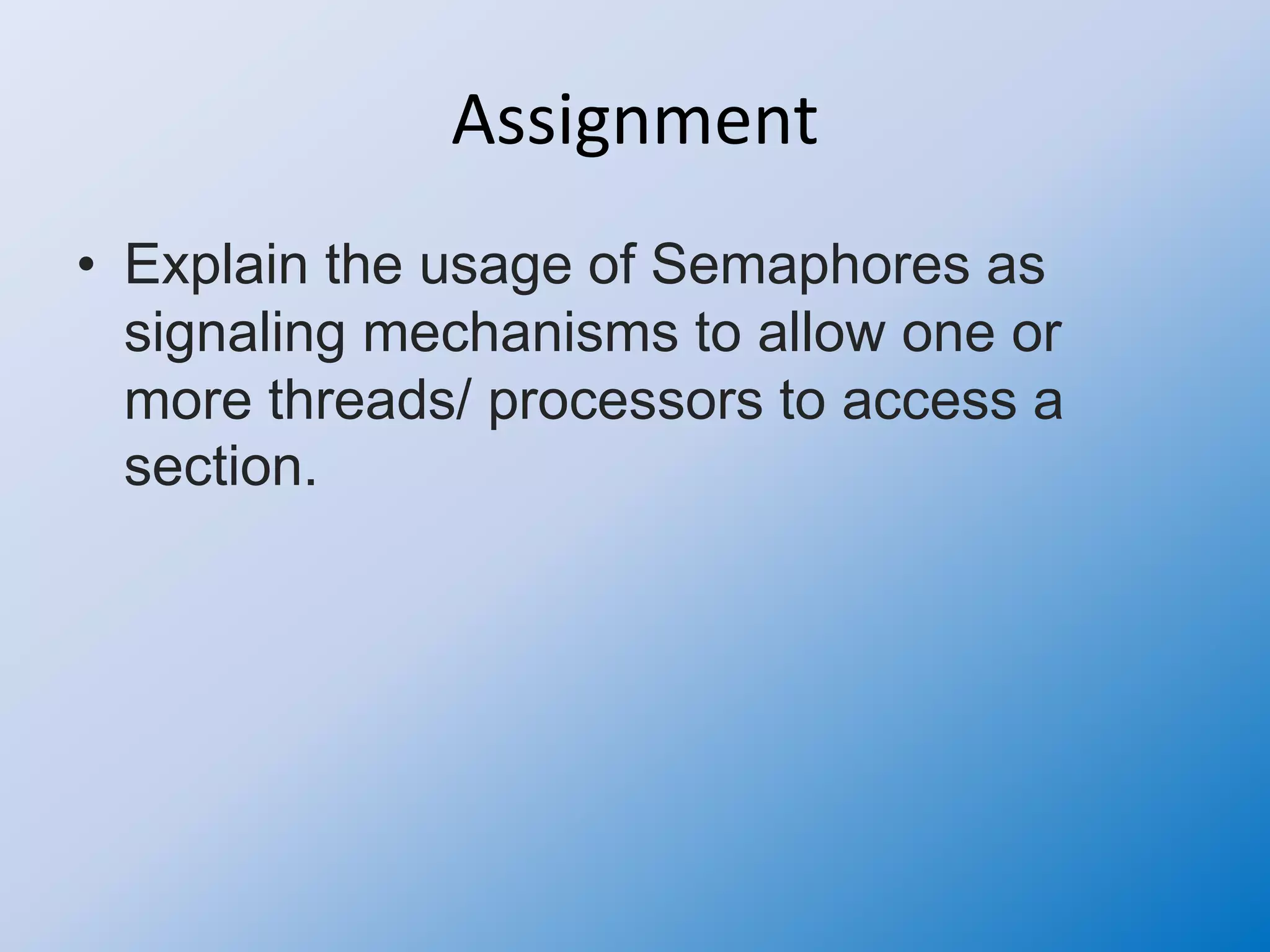 Operating System 27 Semaphores Pptx Operating Systems Computer