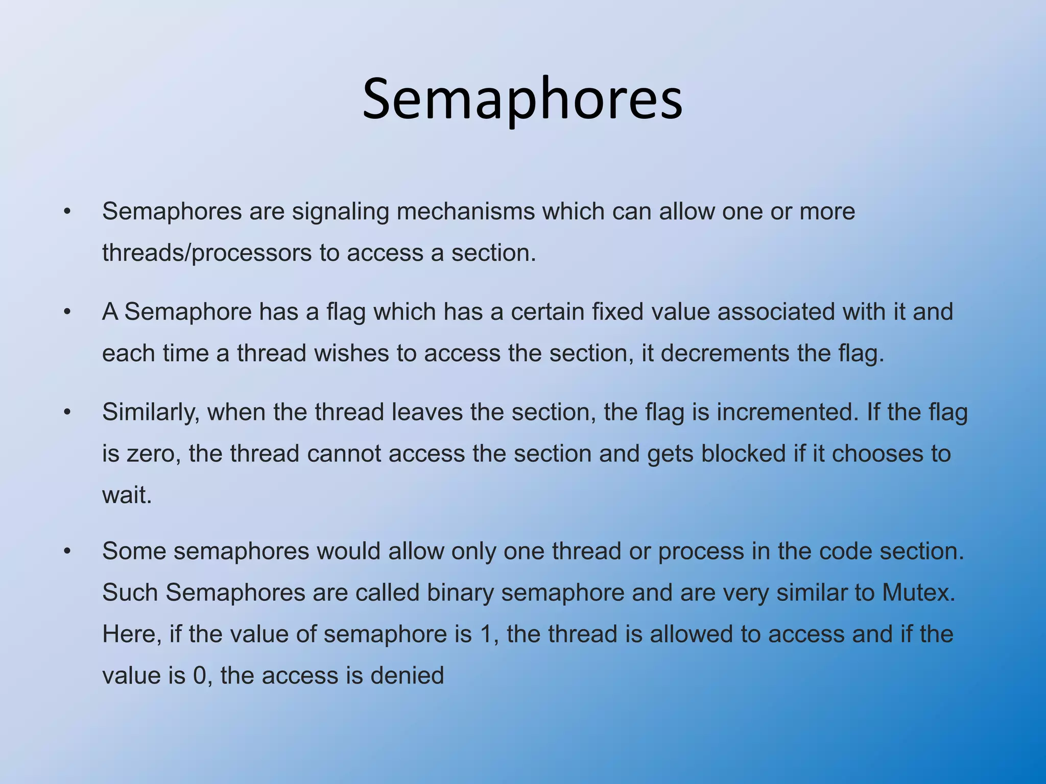 Operating System 27 Semaphores Pptx Operating Systems Computer
