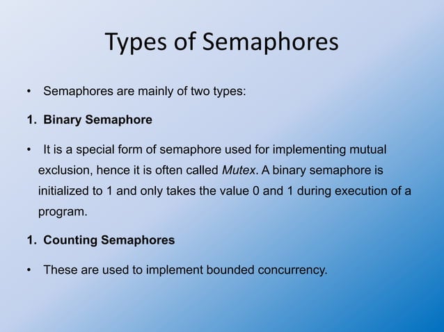 Operating System 27 Semaphores Pptx Operating Systems Computer