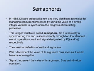Operating system 27 semaphores | PPTX