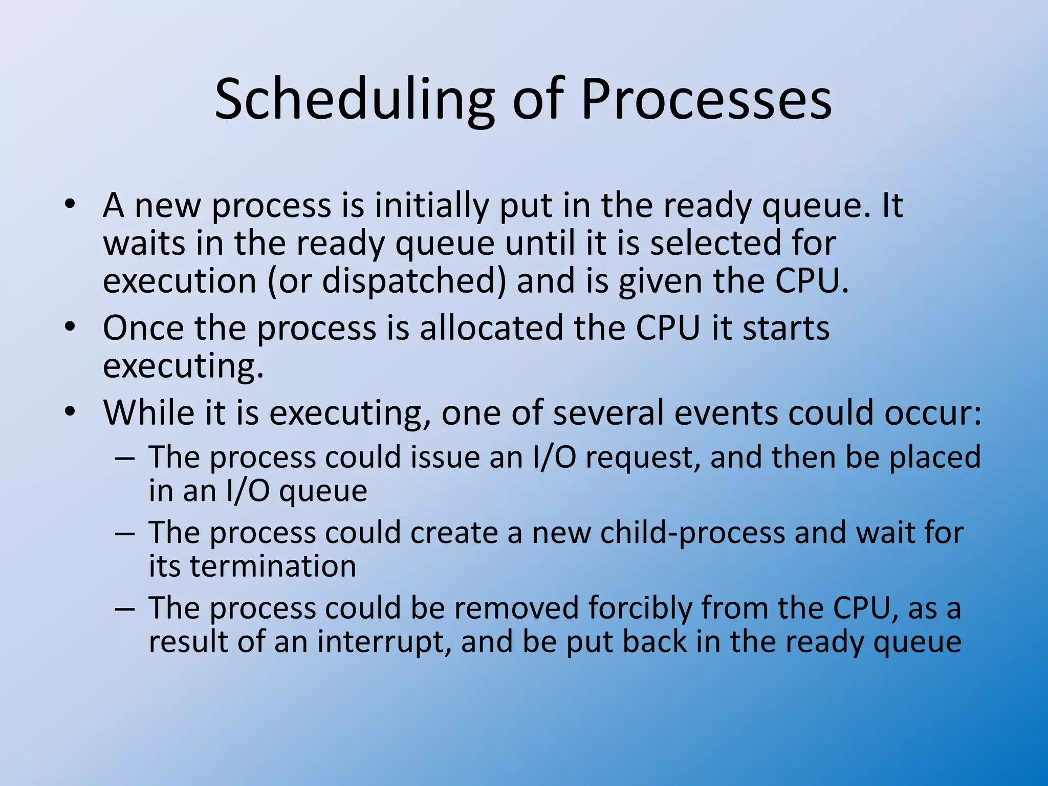 Operating system 28 fundamental of scheduling | PPT