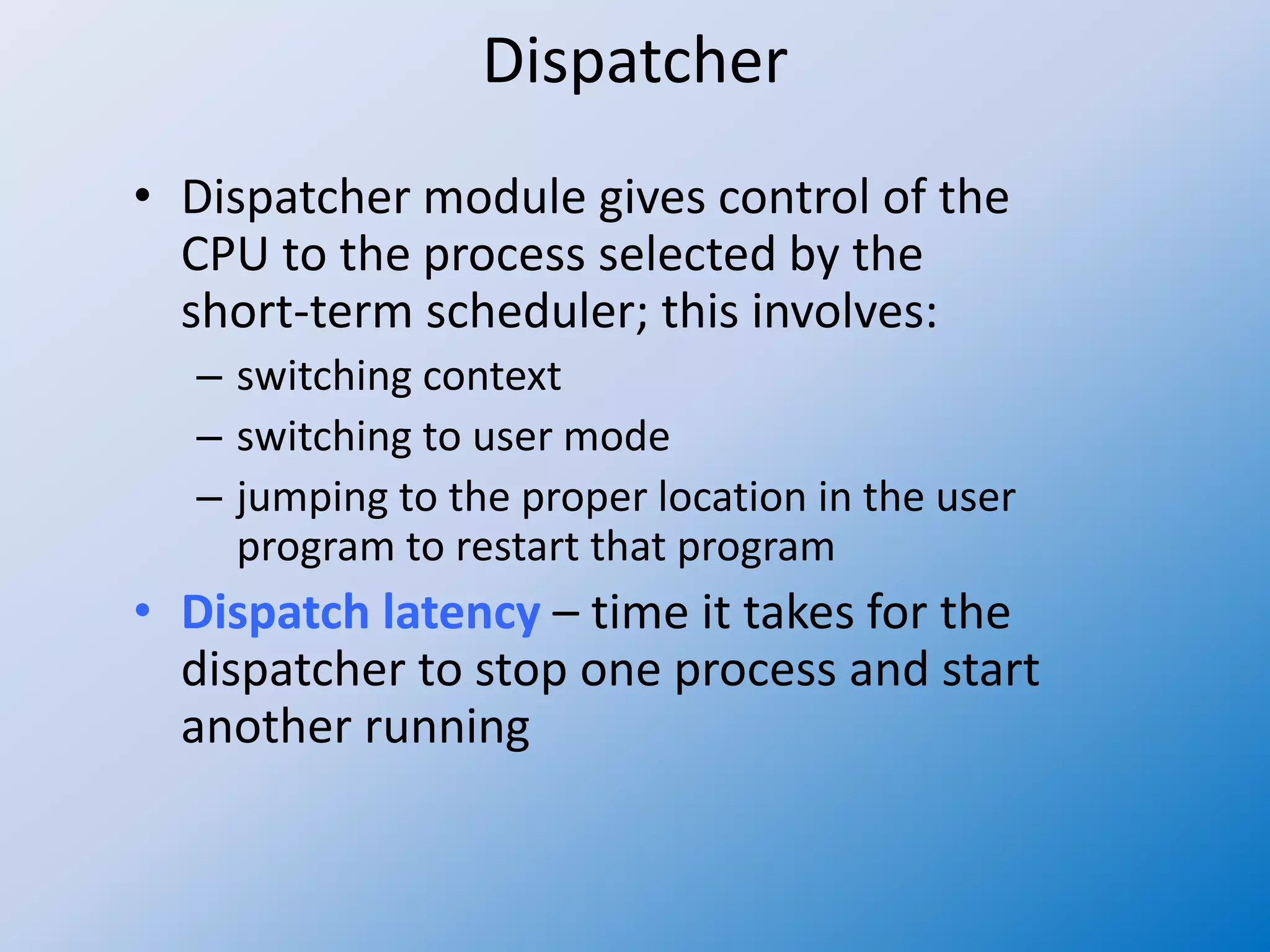 Operating system 28 fundamental of scheduling | PPT
