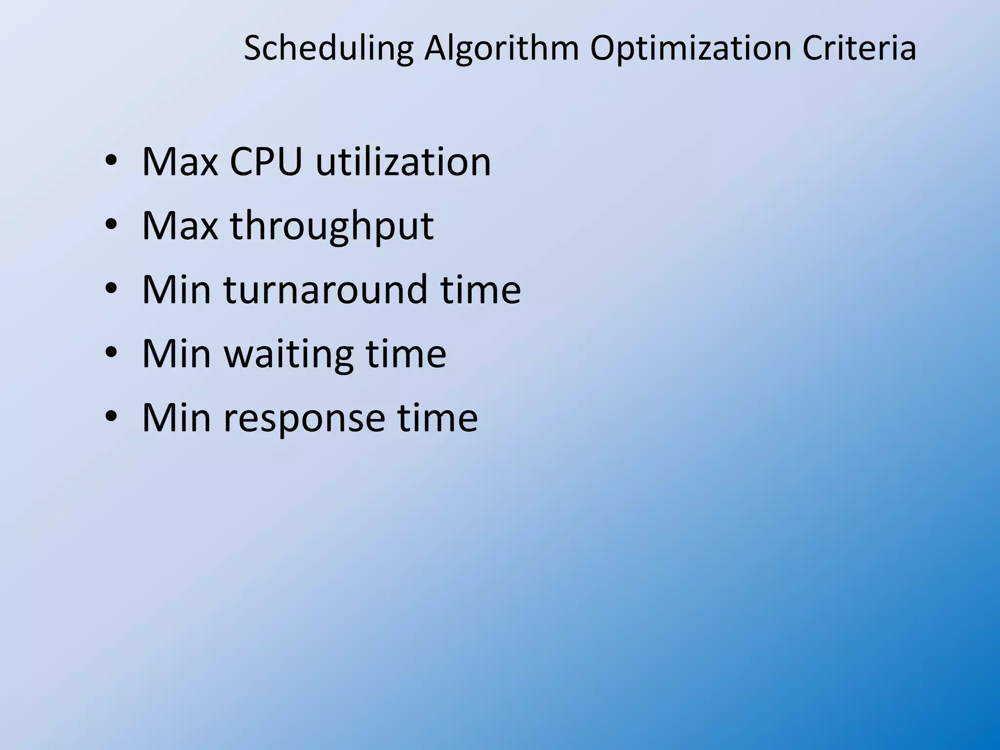 Operating system 28 fundamental of scheduling | PPT