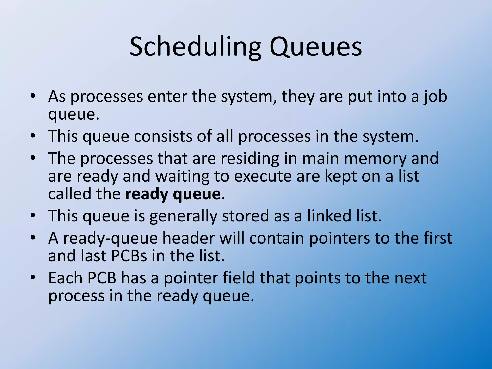 Operating system 28 fundamental of scheduling | PPT
