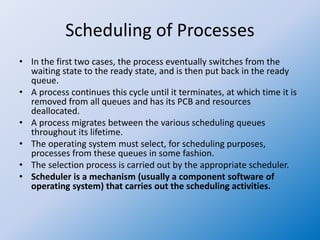Operating system 28 fundamental of scheduling | PPT