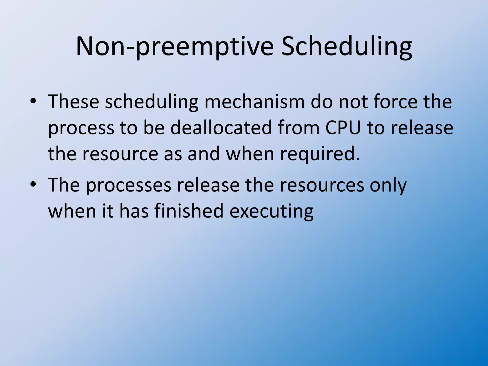 Operating system 29 non preemptive scheduling | PPTX | Operating Systems | Computer Software and ...