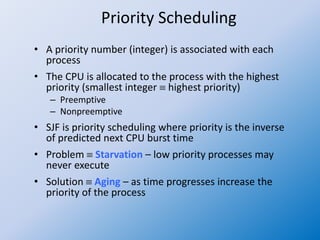 Operating system 29 non preemptive scheduling | PPT