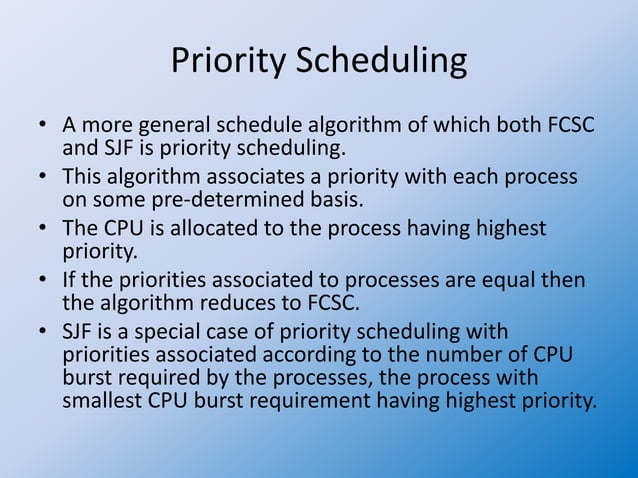 Operating system 29 non preemptive scheduling | PPT
