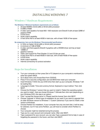 Operating system 3 | DOCX