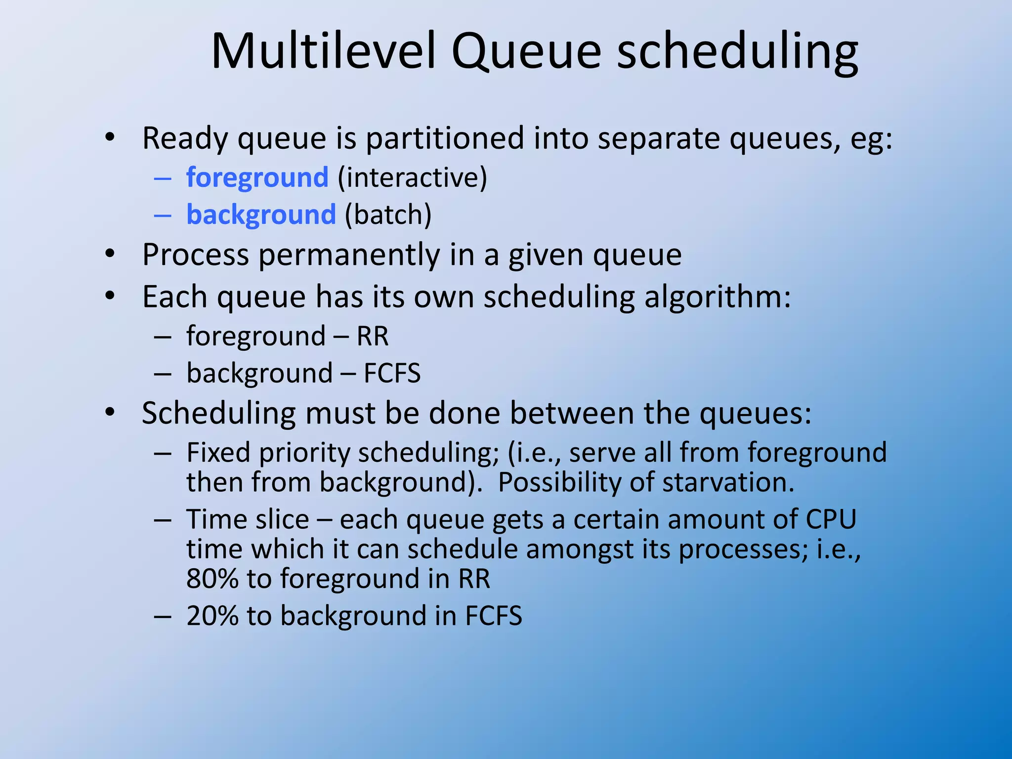 Operating System 30 Preemptive Scheduling Pptx Operating Systems