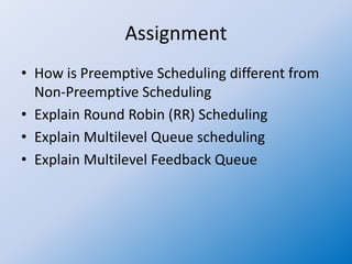 Operating system 30 preemptive scheduling | PPTX