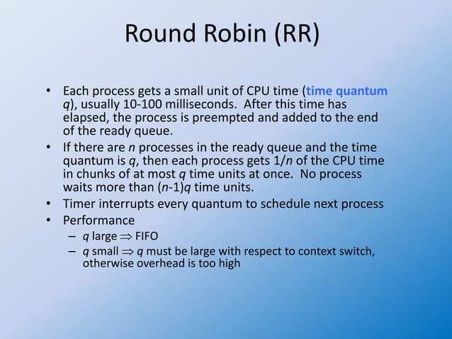 Operating System 30 Preemptive Scheduling Pptx Operating Systems Computer Software And