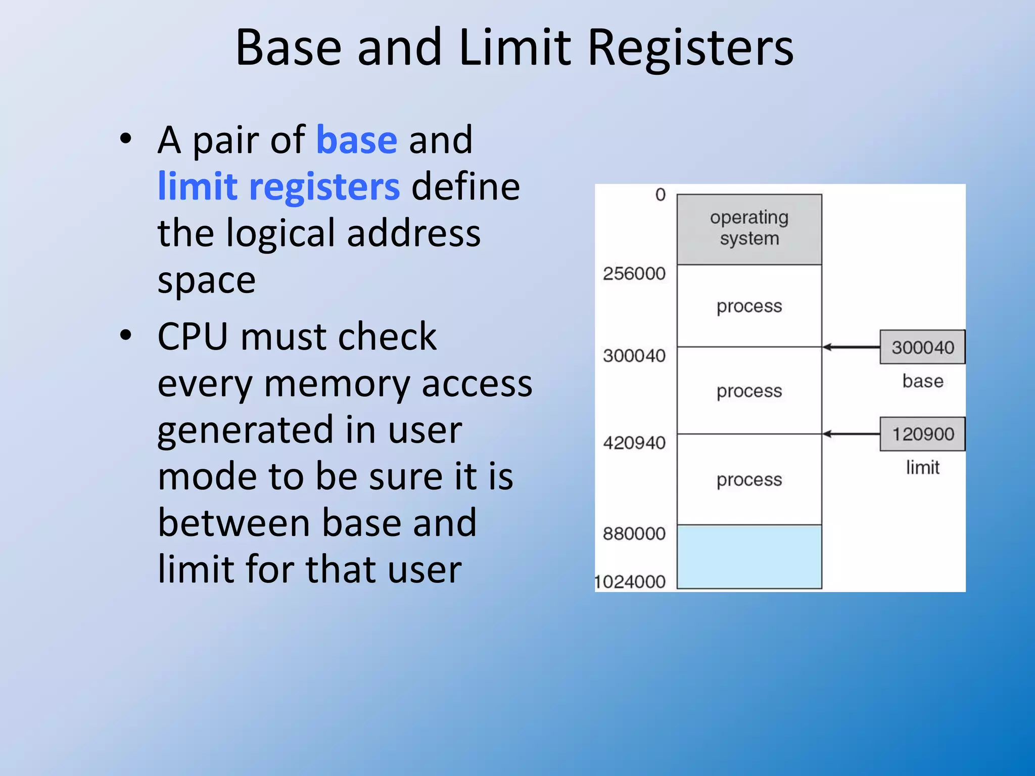 Operating system 32 logical versus physical address | PPTX