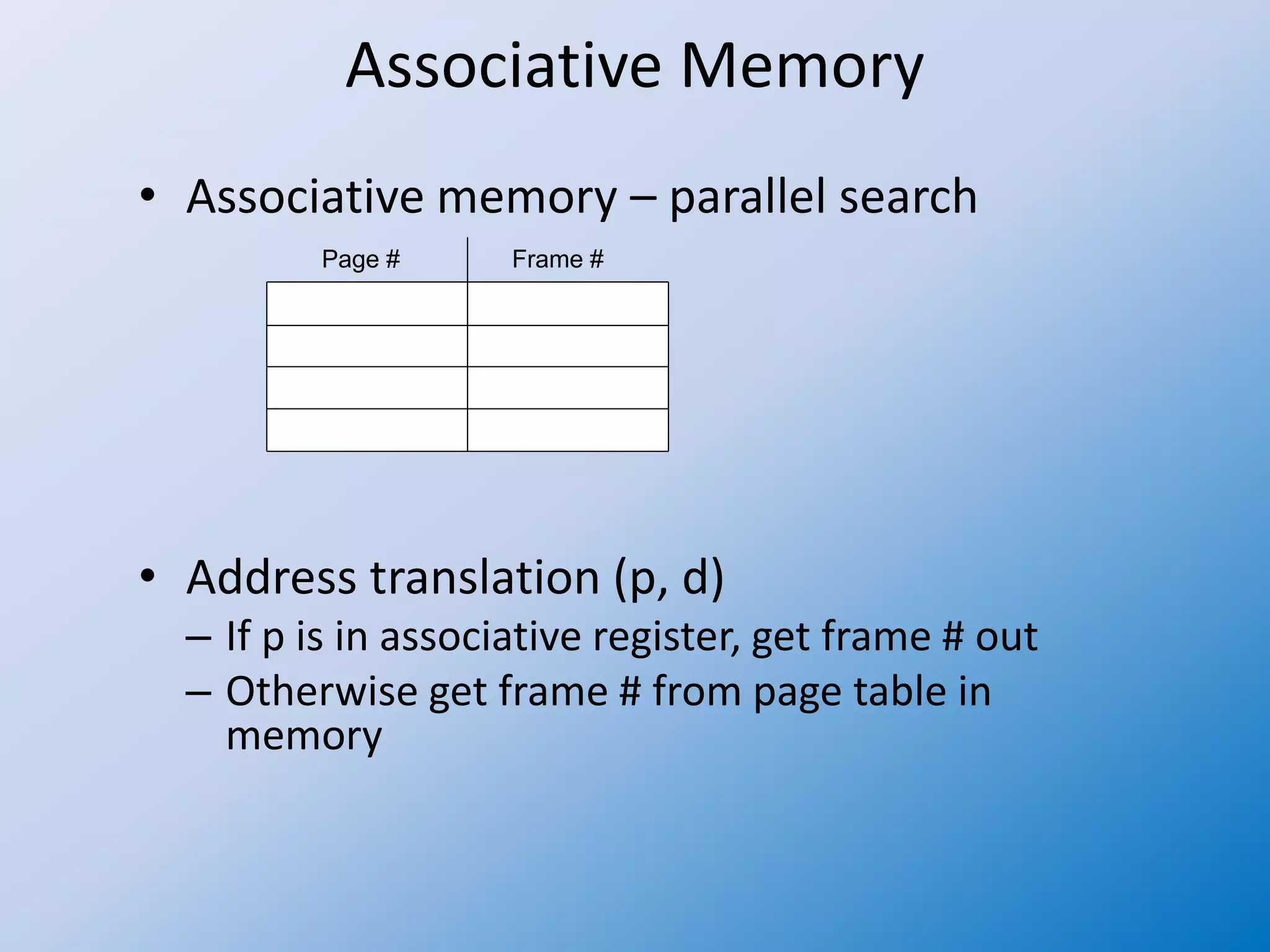 Operating system 35 paging | PPTX