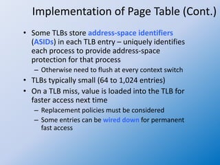 Operating system 35 paging | PPTX