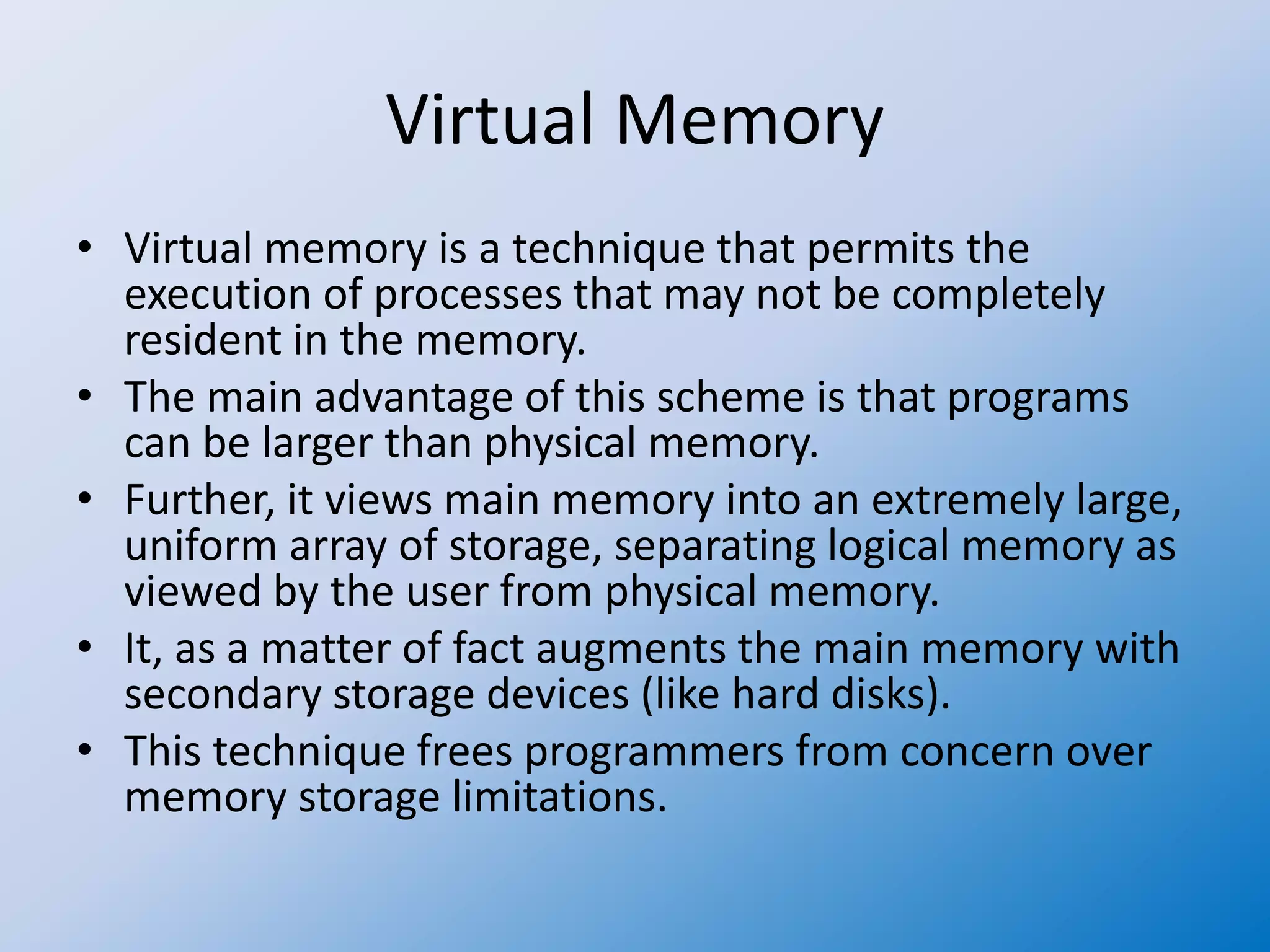 Operating system 36 virtual memory | PPT | Free Download
