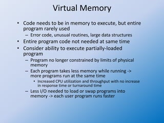 Operating system 36 virtual memory | PPT | Free Download