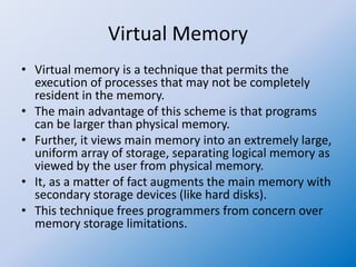 Operating system 36 virtual memory | PPT | Free Download