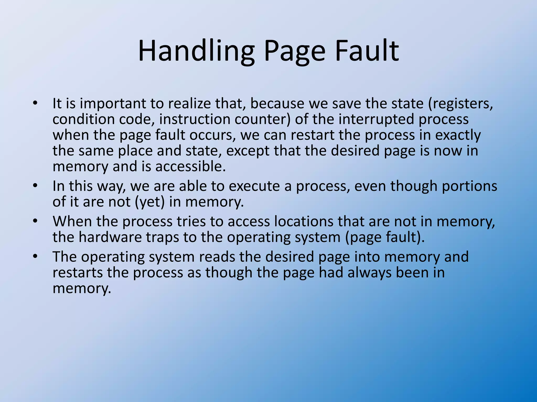 Operating system 37 demand paging | PPTX