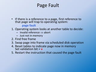 Operating system 37 demand paging | PPTX