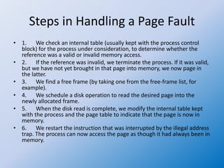 Operating system 37 demand paging | PPTX