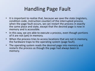 Operating system 37 demand paging | PPTX