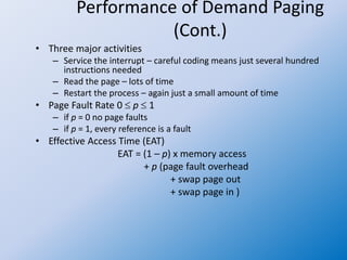 Operating system 37 demand paging | PPTX
