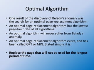 Operating system 39 first in first out algorithm | PPTX