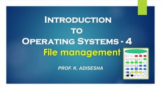 Operating system 4 files by adi | PPT