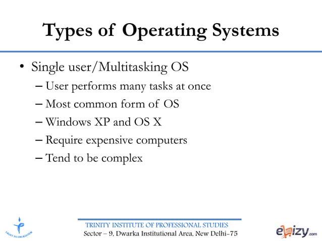 Introduction to Information Technology- Operating system | PPT
