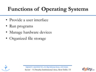 Introduction to Information Technology- Operating system | PPT