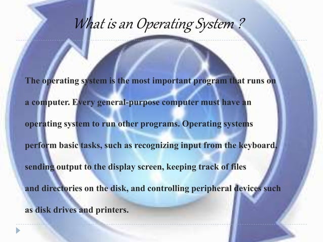 Operating system and its functions | PPTX | Operating Systems ...