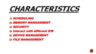 Operating System & Types | PPT