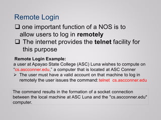 Operating System and Basic Networks | PPT