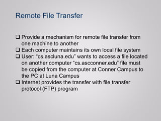 Operating System and Basic Networks | PPT