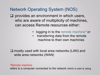 Operating System and Basic Networks | PPT
