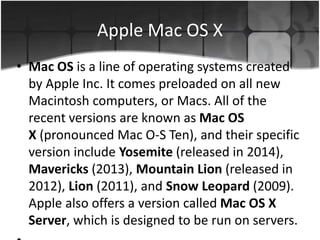 Operating system basics | PPTX