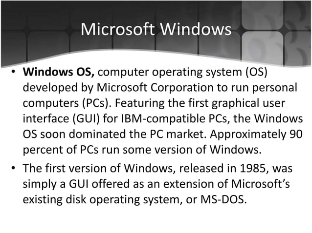 Operating system basics | PPTX