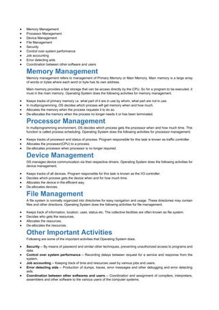 Operating system Concepts | PDF