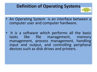 Operating system by ajay yadav shq upr | PPTX