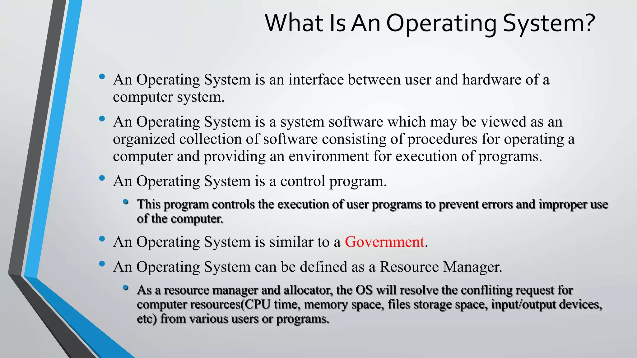 Operating system concept | PPTX