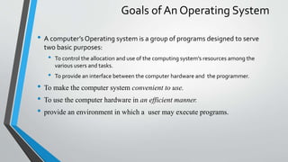 Operating system concept | PPTX
