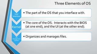 Operating system concept | PPTX