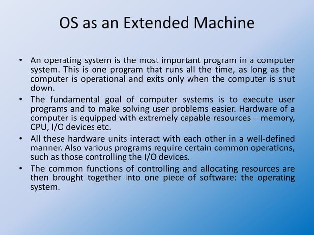 Operating system concepts | PPT