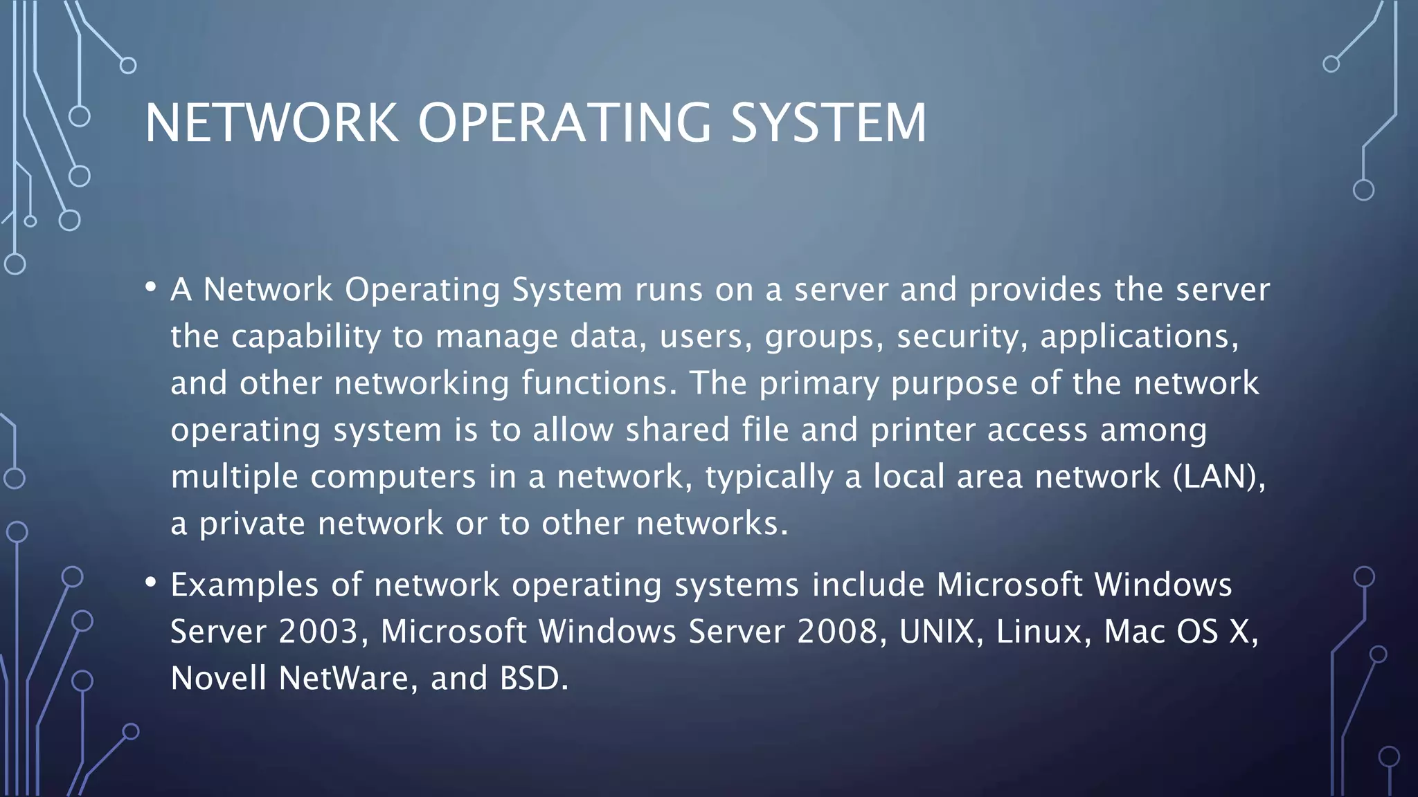 Operating system concepts | PPTX | Operating Systems | Computer Software and Applications