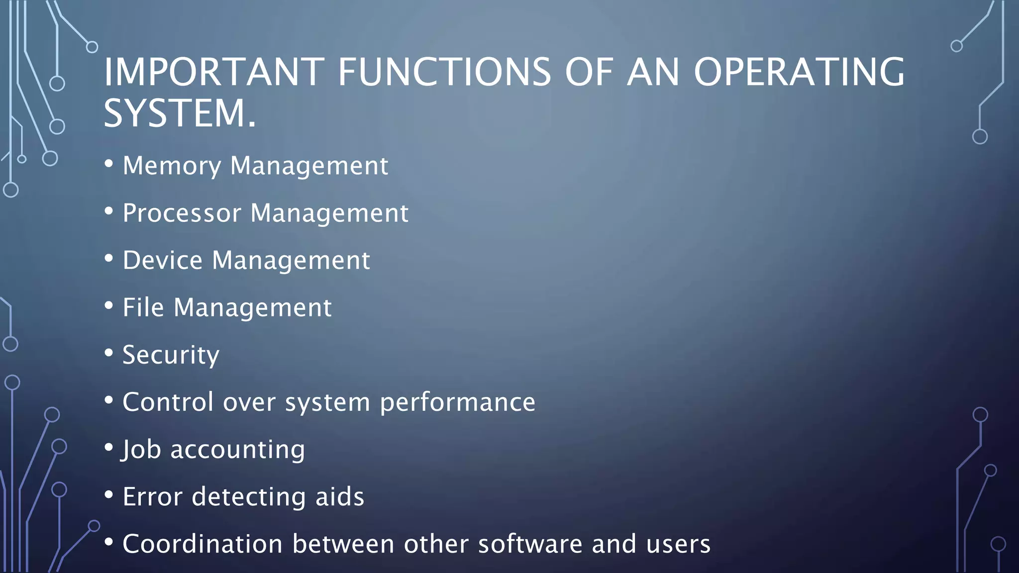 Operating system concepts | PPTX