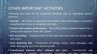 Operating system concepts | PPTX