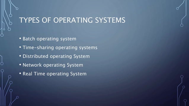 Operating system concepts | PPTX | Operating Systems | Computer ...