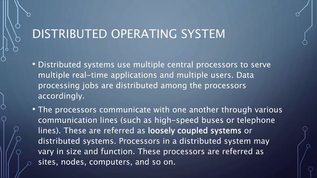 Operating system concepts | PPTX | Operating Systems | Computer ...
