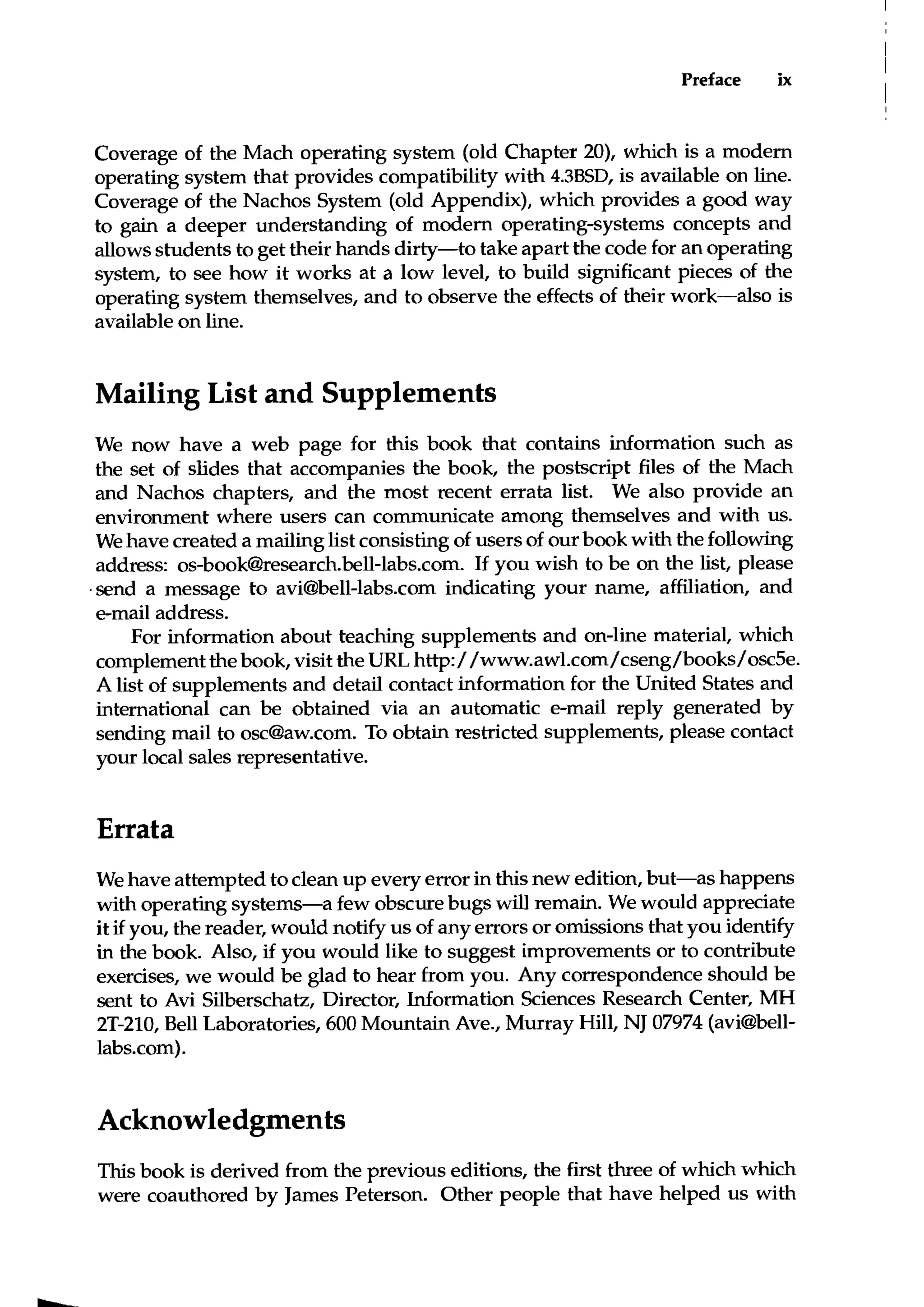 Operating system concepts 5th edition by silberschatz & galvin | PDF